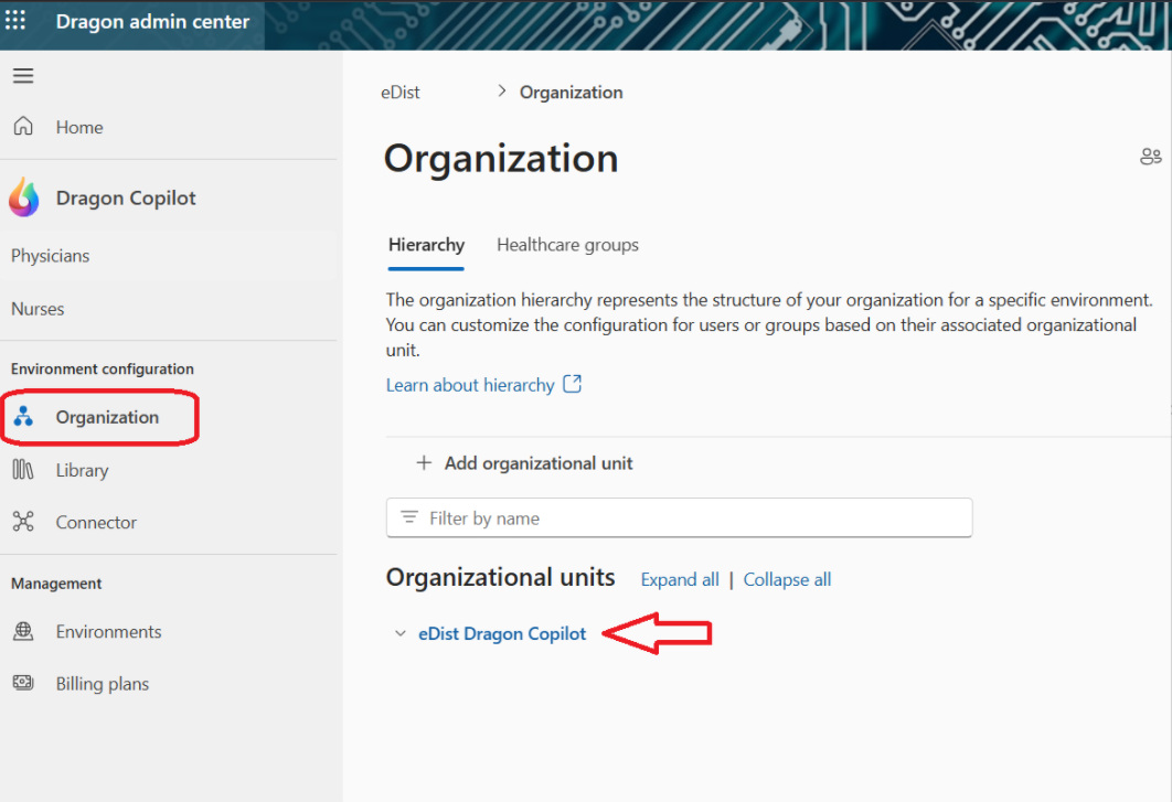 How to set up your Dragon Admin Center